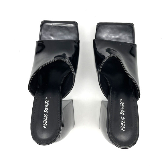 Public Desire | Shoes | New Public Desire Black Patent Ultra High ...